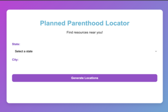 PPL (Planned Parenthood Locator) | Devpost