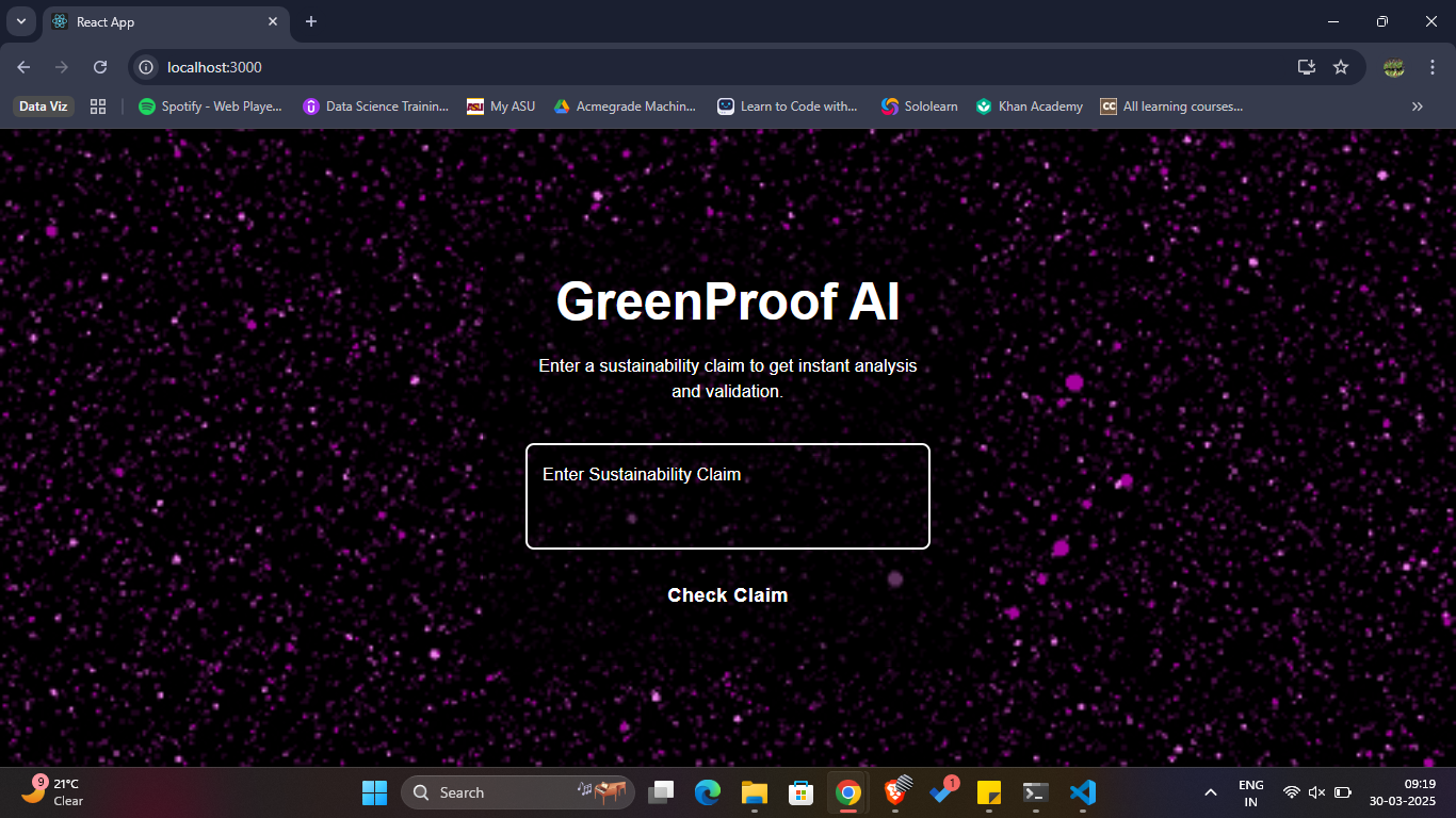 GreenProof AI - AI Powered Greenwashing Whistleblower | Devpost