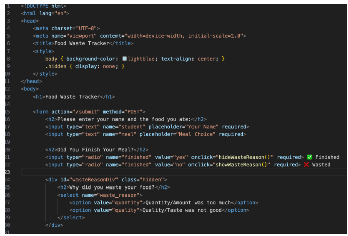 Food Waste & Donation Tracker | Devpost