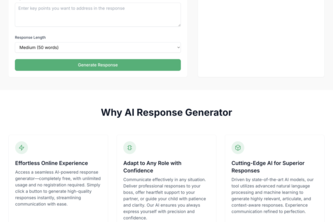 AI Response Generator | Devpost