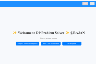 dynamic programming | Devpost