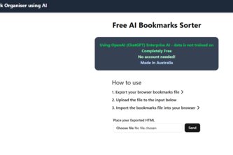 AI Boomarks Sorter | Devpost