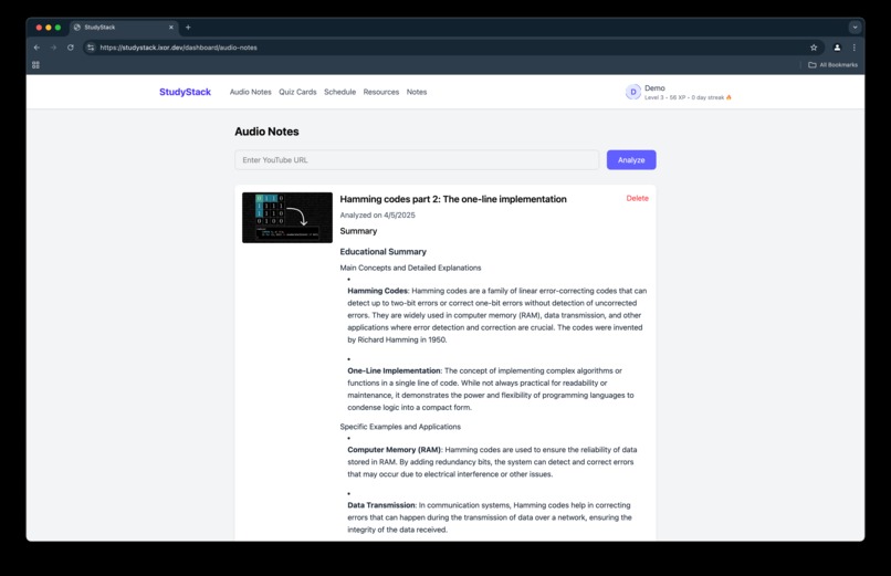 StudyStAcK | Devpost