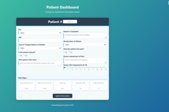 Emergency Department Information System (EDIS) | Devpost