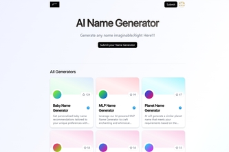 AI Name Generator | Devpost