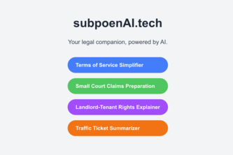 subpoenAI.tech | Devpost