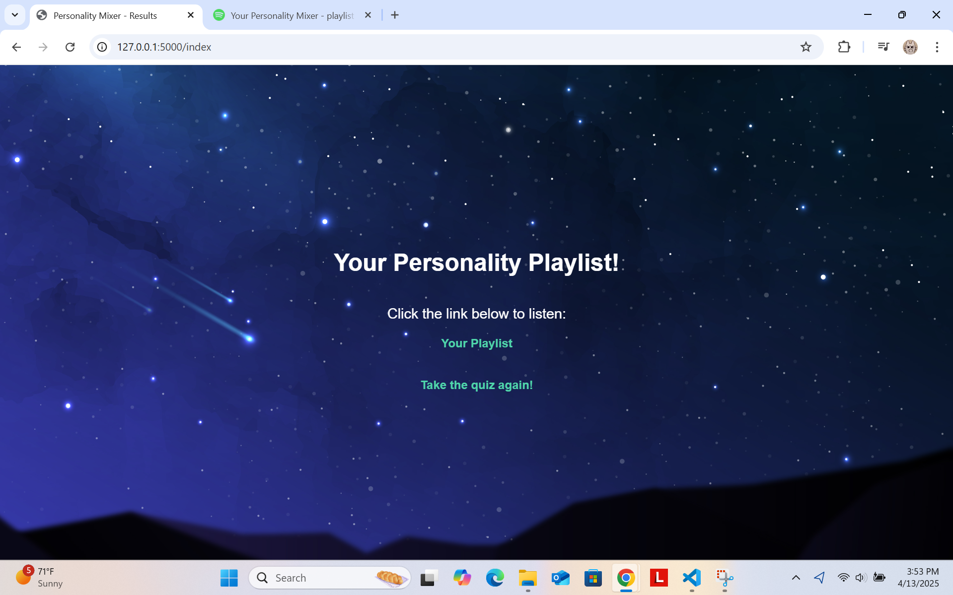 Personality Mixer | Devpost