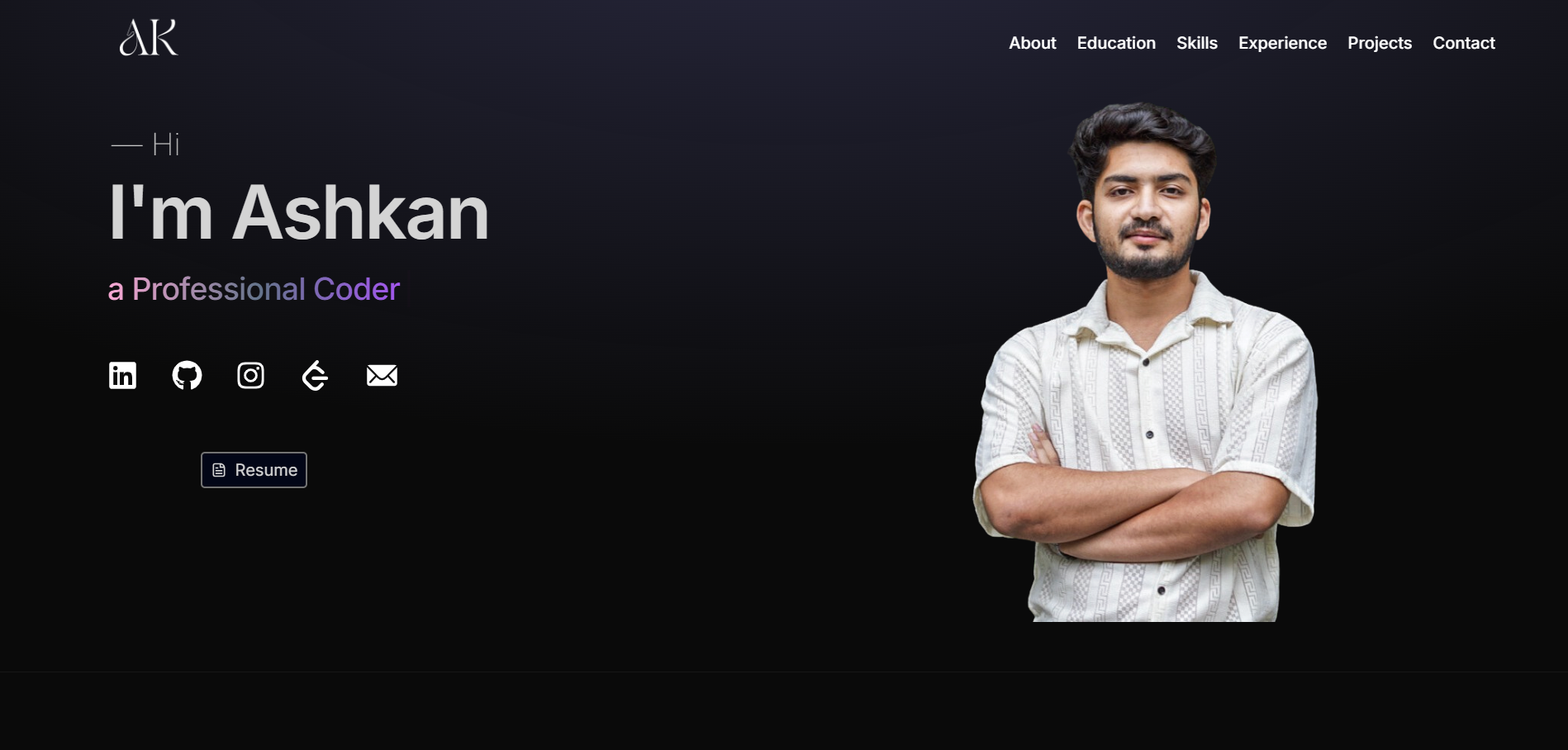 Ashkan Khan – Developer Portfolio | Devpost