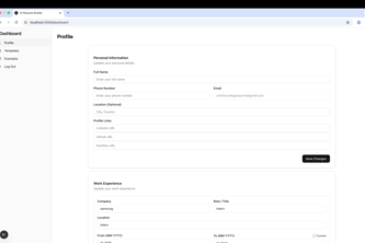 AI Resume Builder | Devpost