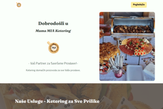 Mama MIA – Catering Service Website | Devpost