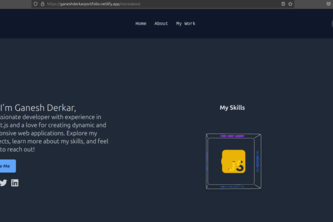 Portfolio_ganesh | Devpost