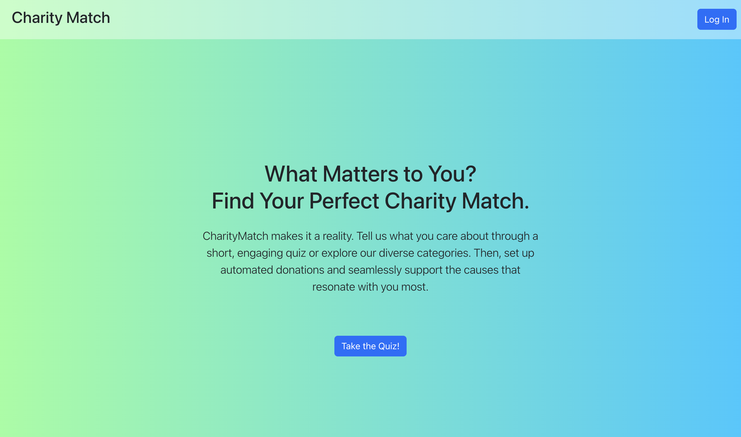 Charity Match | Devpost