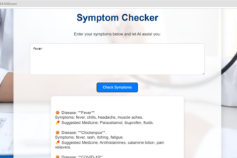 Smart Health Symptom Checker | Devpost
