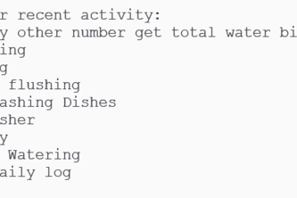 Water Usage Calculator | Devpost