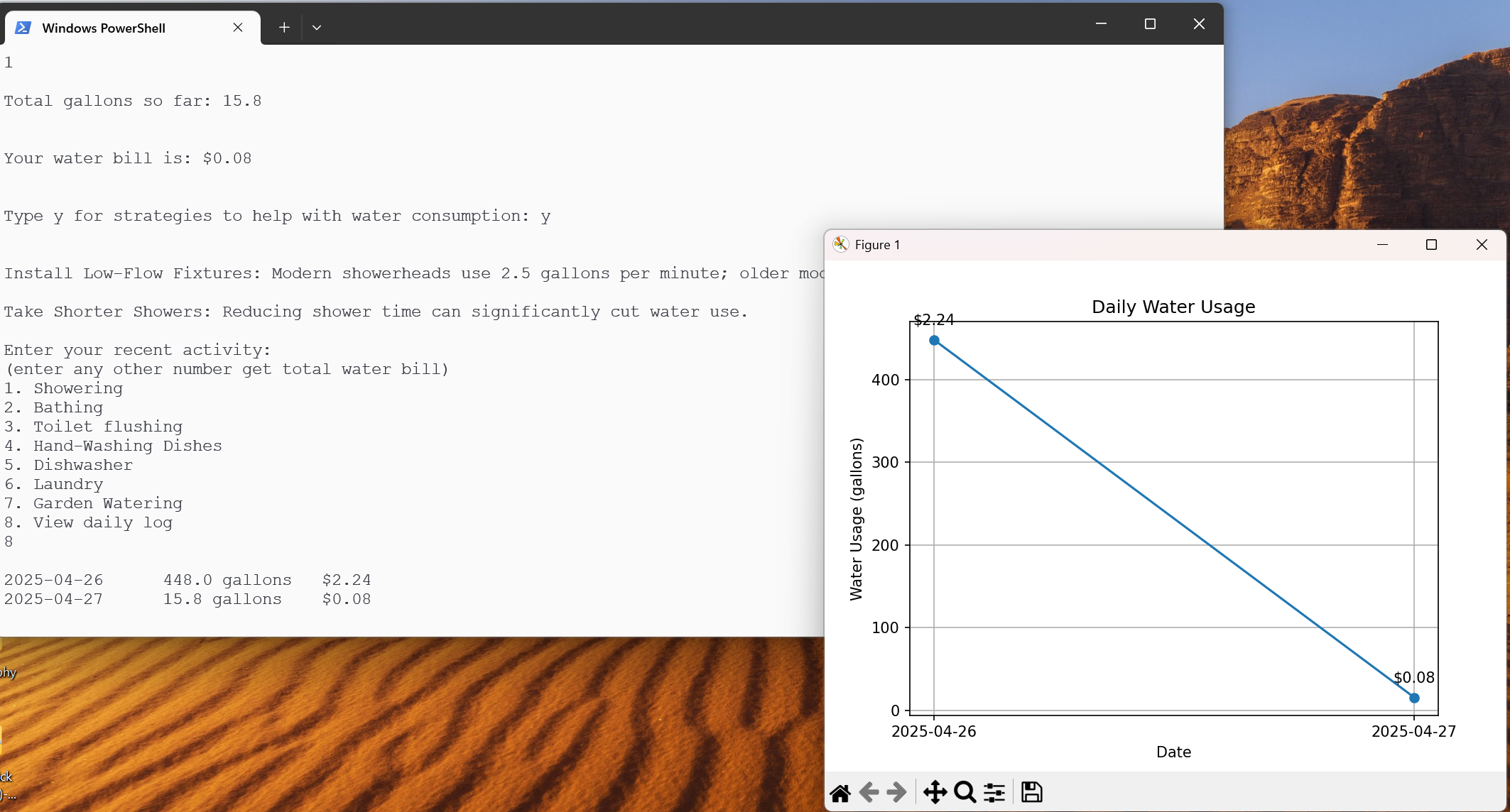 Water Usage Calculator | Devpost