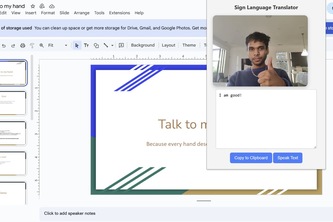 Talk to my hand | Devpost