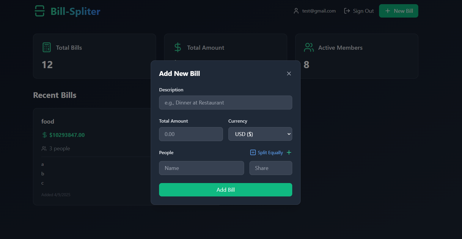 Trip Bill Splitter | Devpost