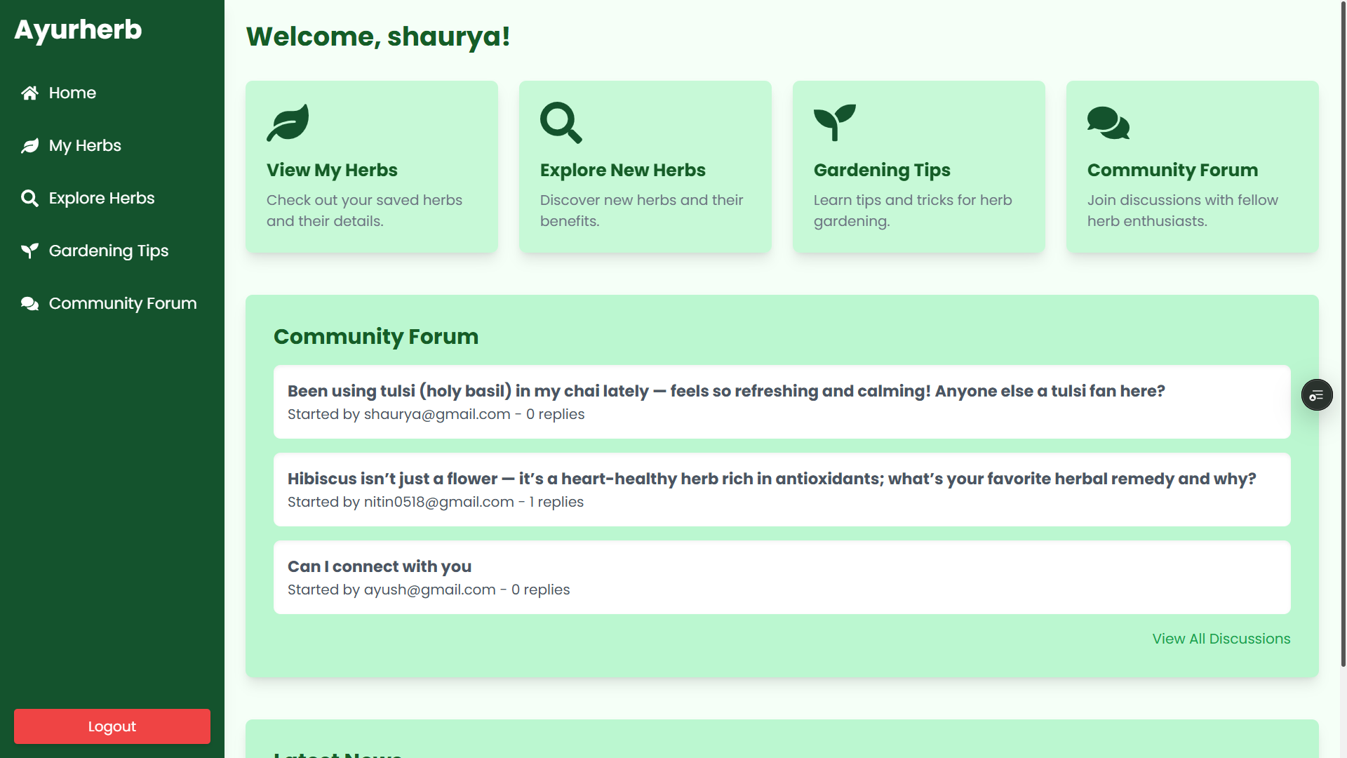Virtual Herbal Garden | Devpost