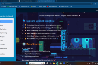 Streamlit Cricket Analytics Dashboard | Devpost