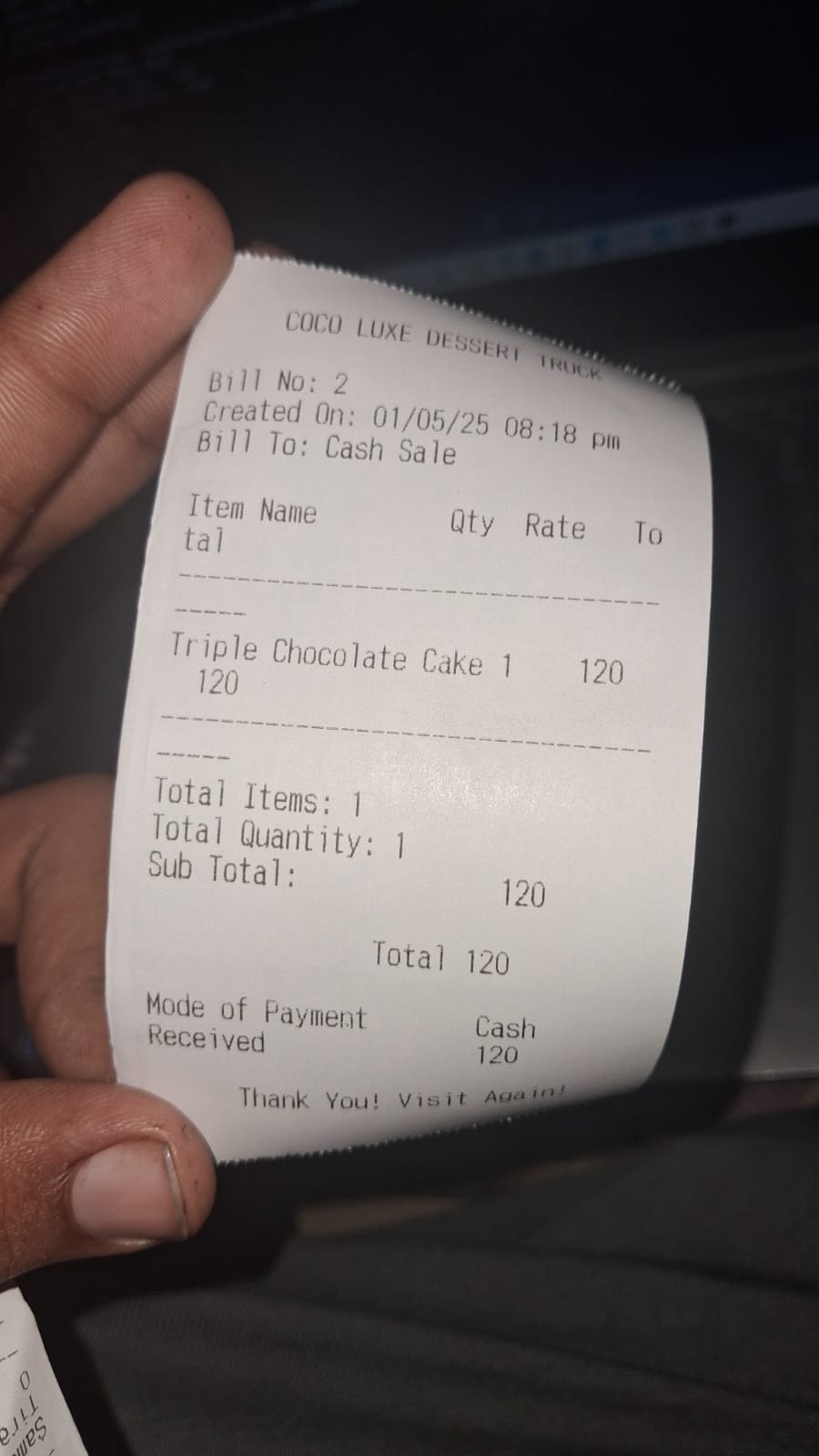 Bill printing | Devpost