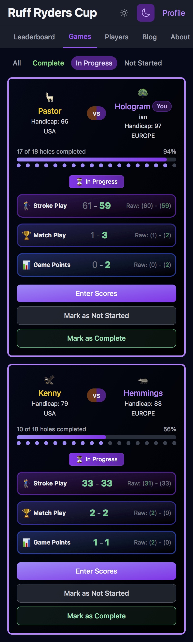 ruff ryders app | Devpost