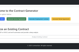 ContractGen – AI-Powered Contract Generator & Analyzer | Devpost