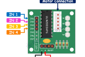 28BYJ-48 Stepper Motor with ULN2003 Driver and Arduino | Devpost