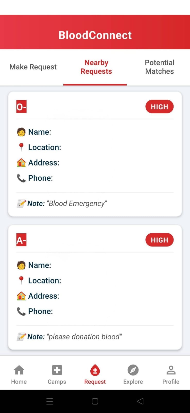 BloodConnect | Devpost