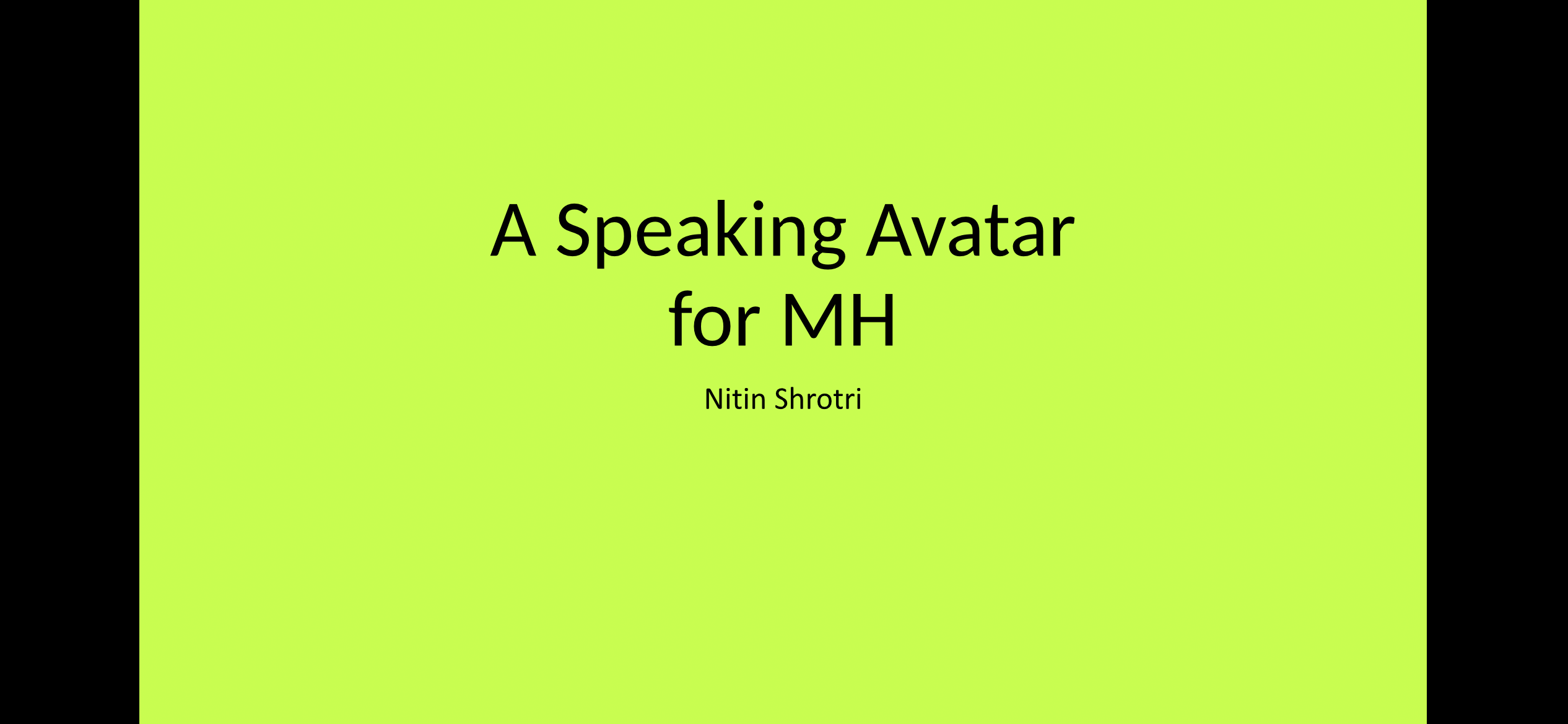 Avatar for treatment in Mental Health | Devpost