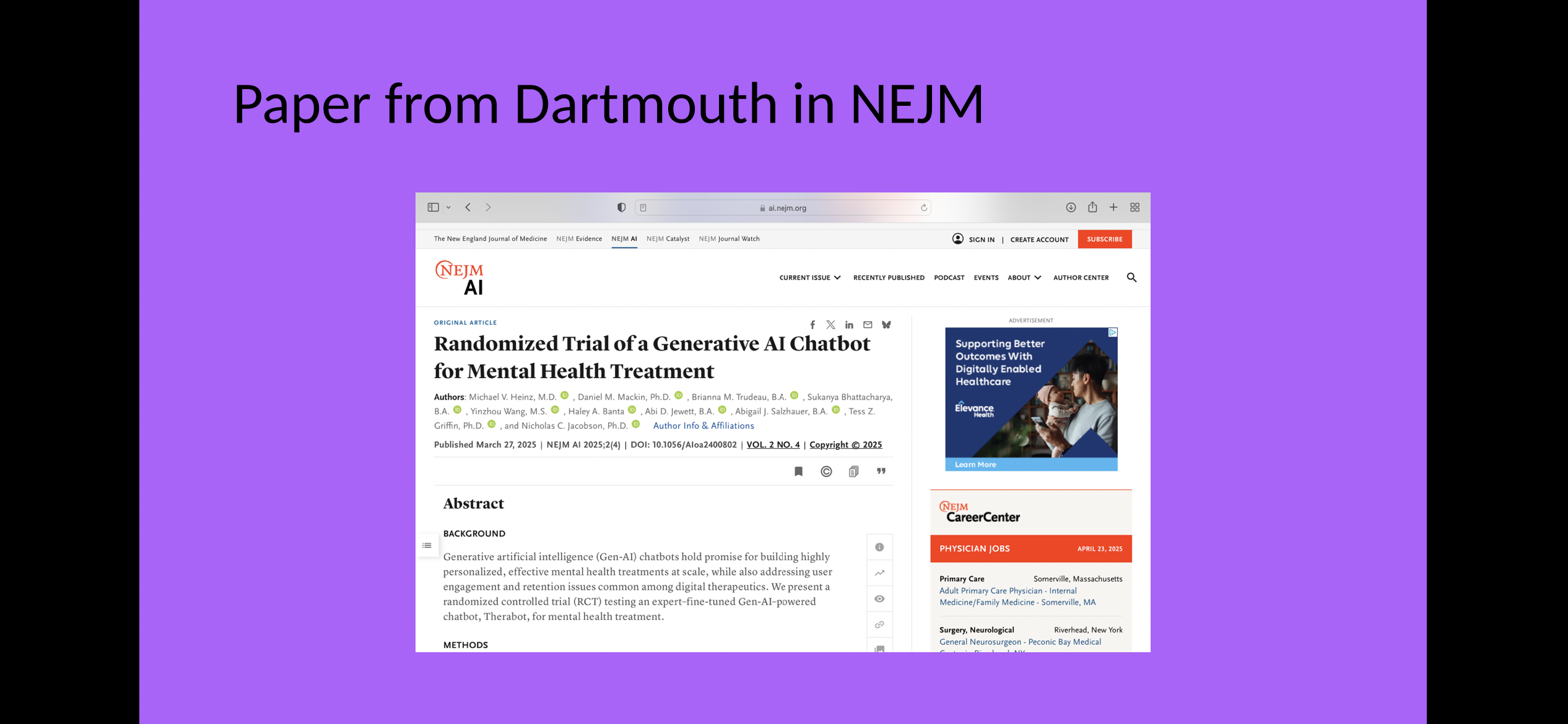 Avatar for treatment in Mental Health | Devpost