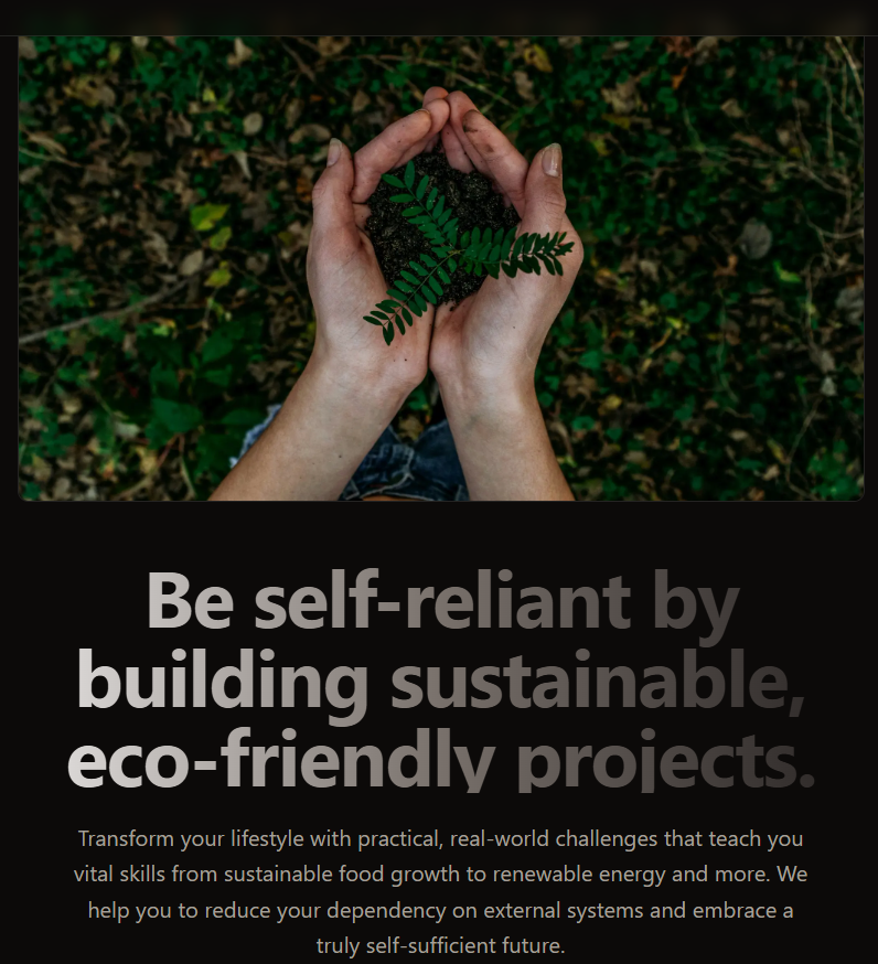 Be Self Reliant Now | Devpost