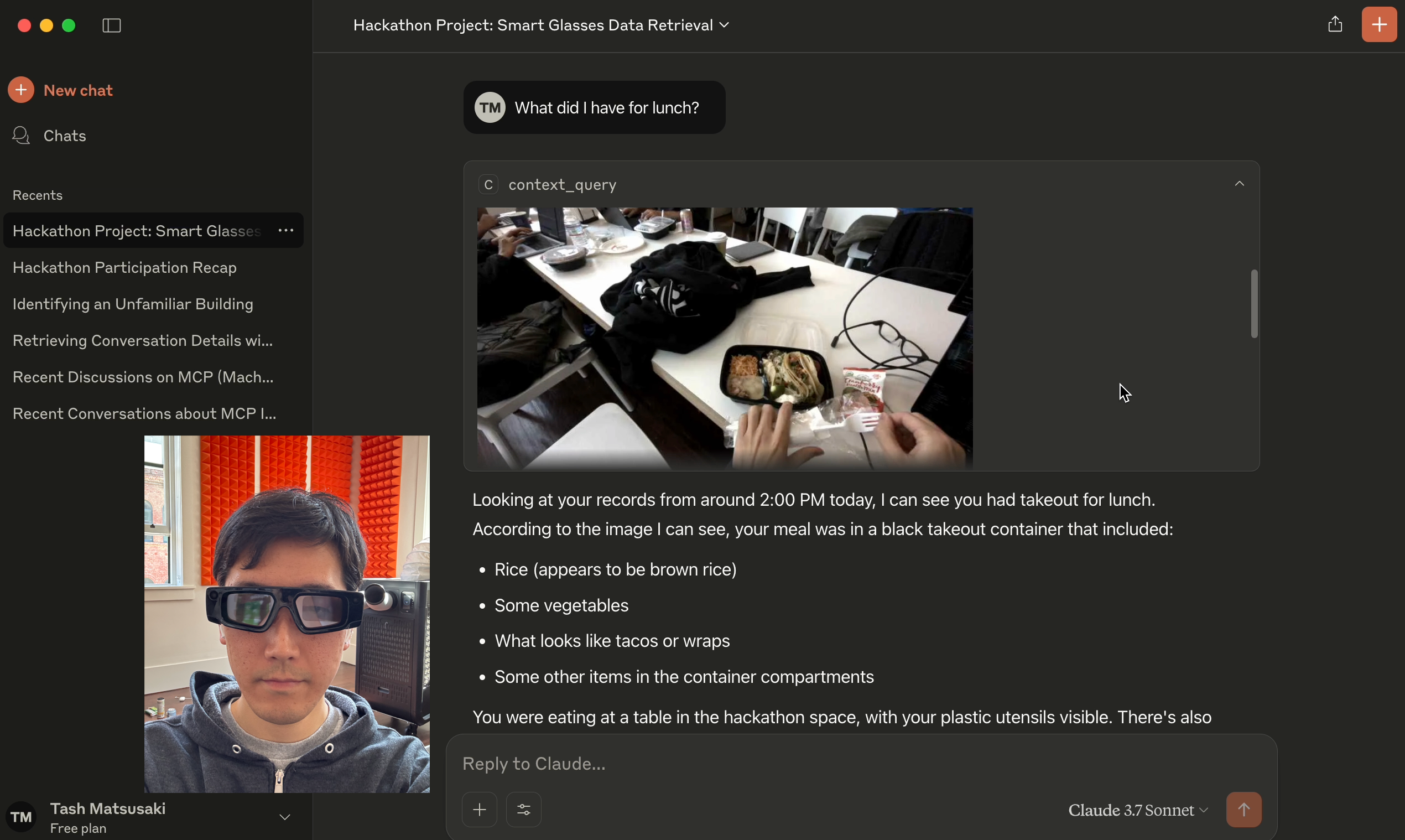 Glasses-Powered Personal Context Server | Devpost