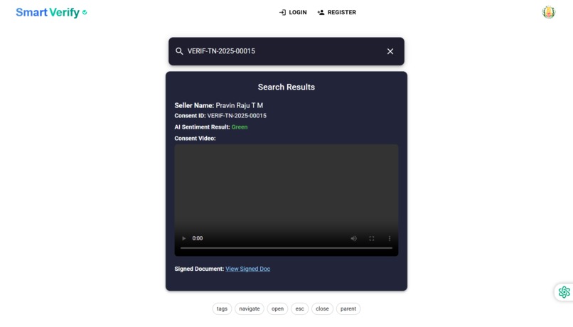 Smart Verify - A Secure Online Seller Verification Portal | Devpost