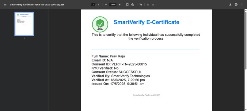 Smart Verify - A Secure Online Seller Verification Portal | Devpost