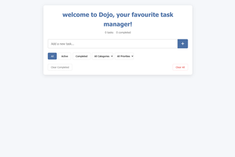 Dojo task manager | Devpost