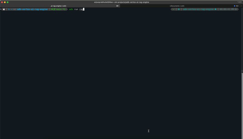 RAG agent using ADK and Vertex AI RAG Engine | Devpost