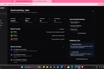 Student Engagement & Wellbeing Platform | Devpost