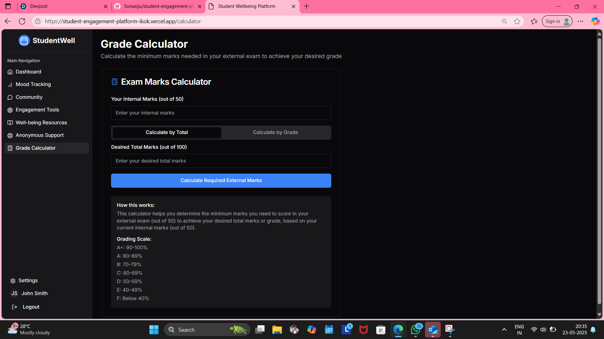Student Engagement & Wellbeing Platform | Devpost