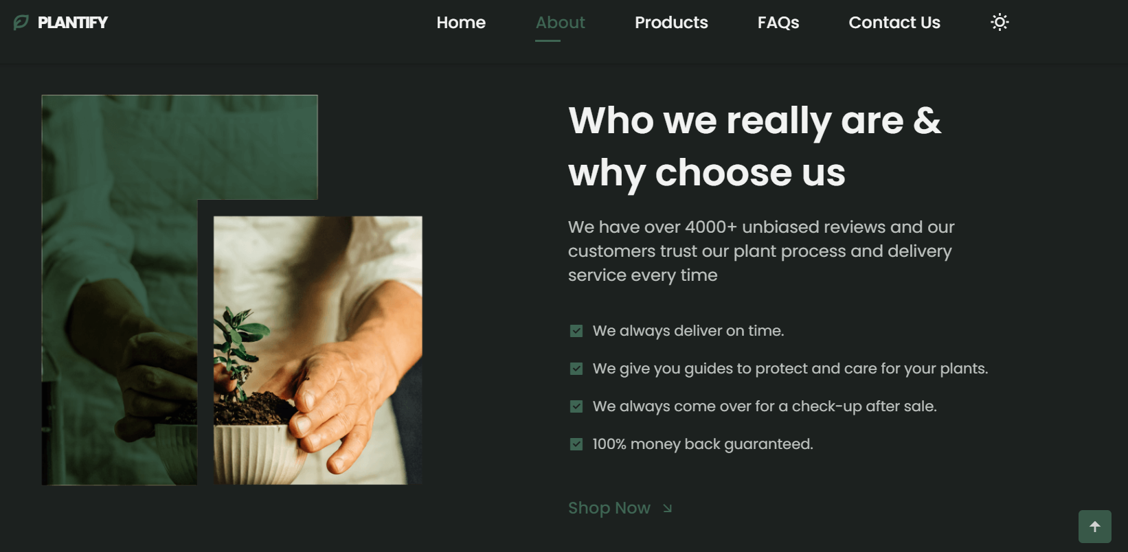 plantify web project | Devpost