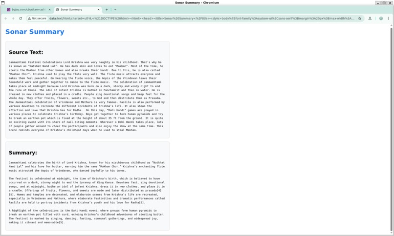 Sonar Chromium: AI Browser | Devpost