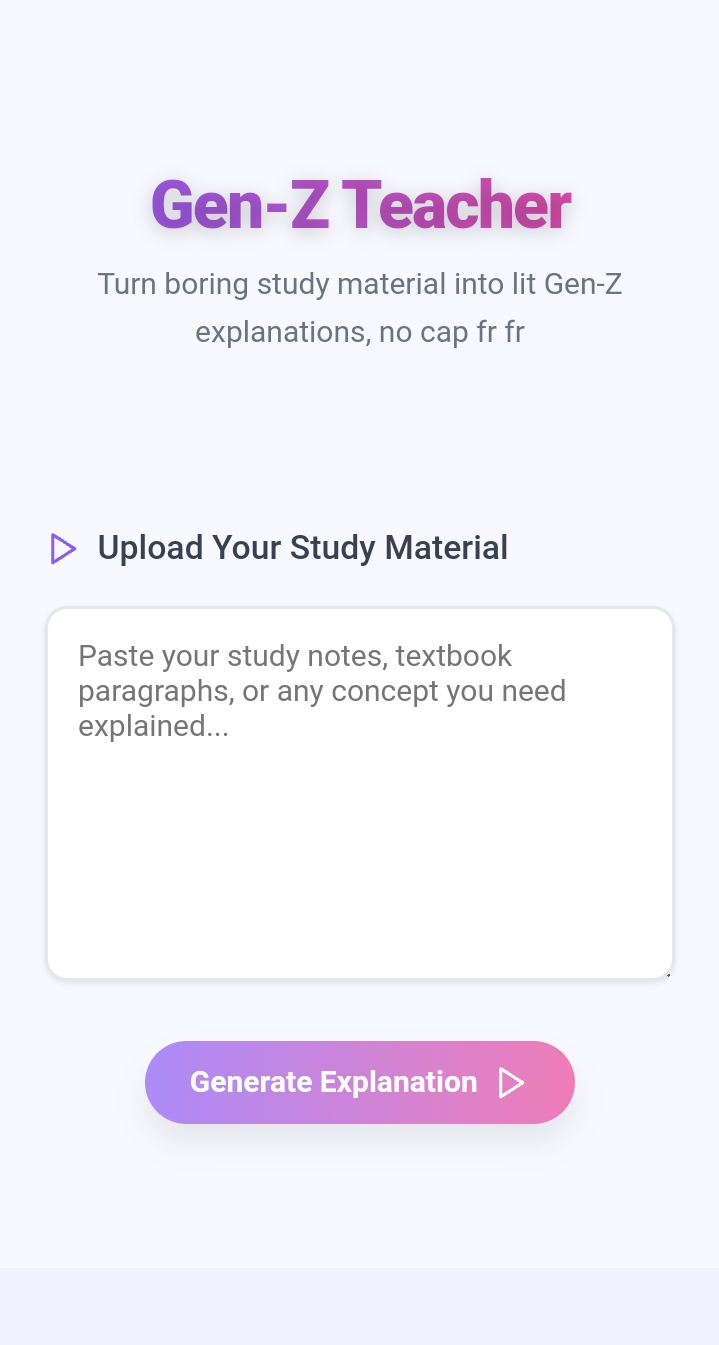 Genz-teacher | Devpost