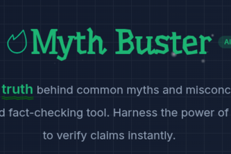 Myth Buster | Devpost