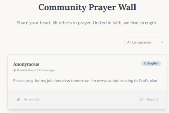 Prayer Board | Devpost