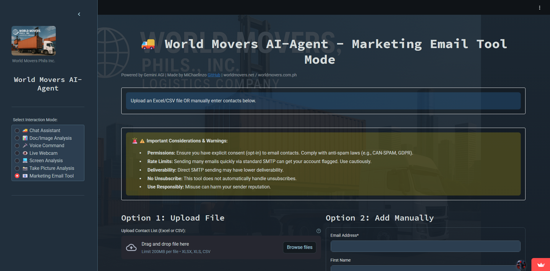 World Movers AI-Agent Drone, Customer Service, & Marketing | Devpost