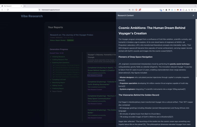 Vibe Research | Devpost