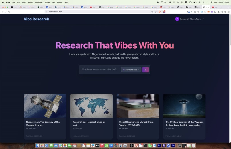 Vibe Research | Devpost