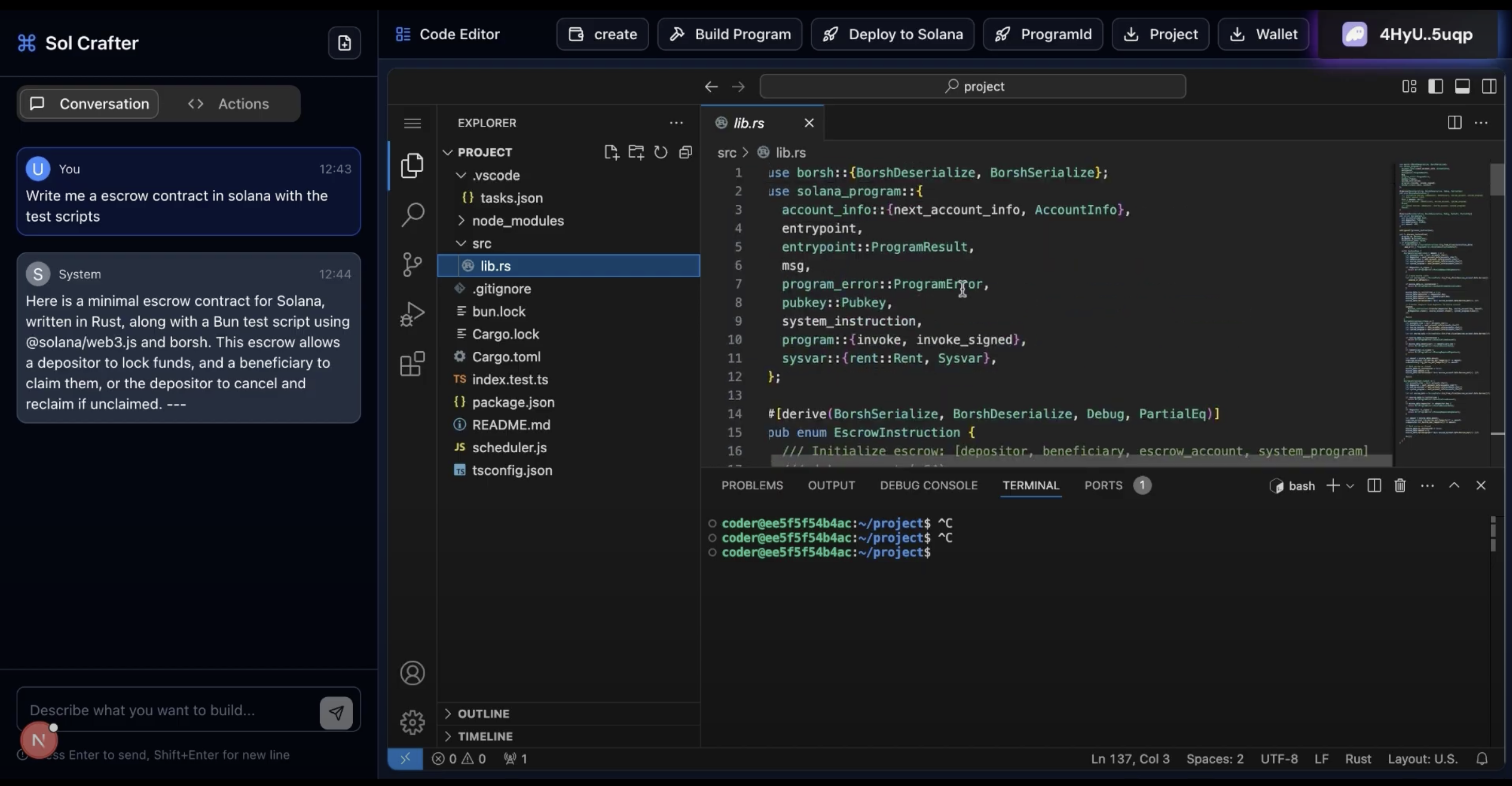 SolCrafter | Devpost
