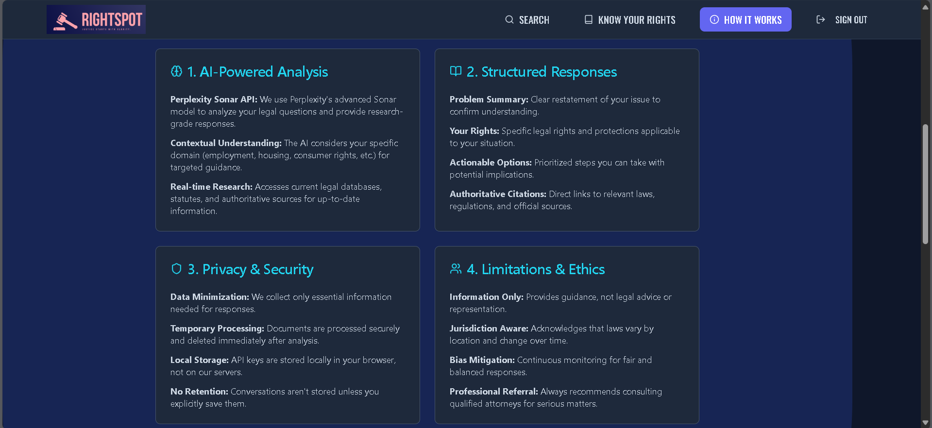 RightSpot: Your AI-Powered Legal Navigator | Devpost