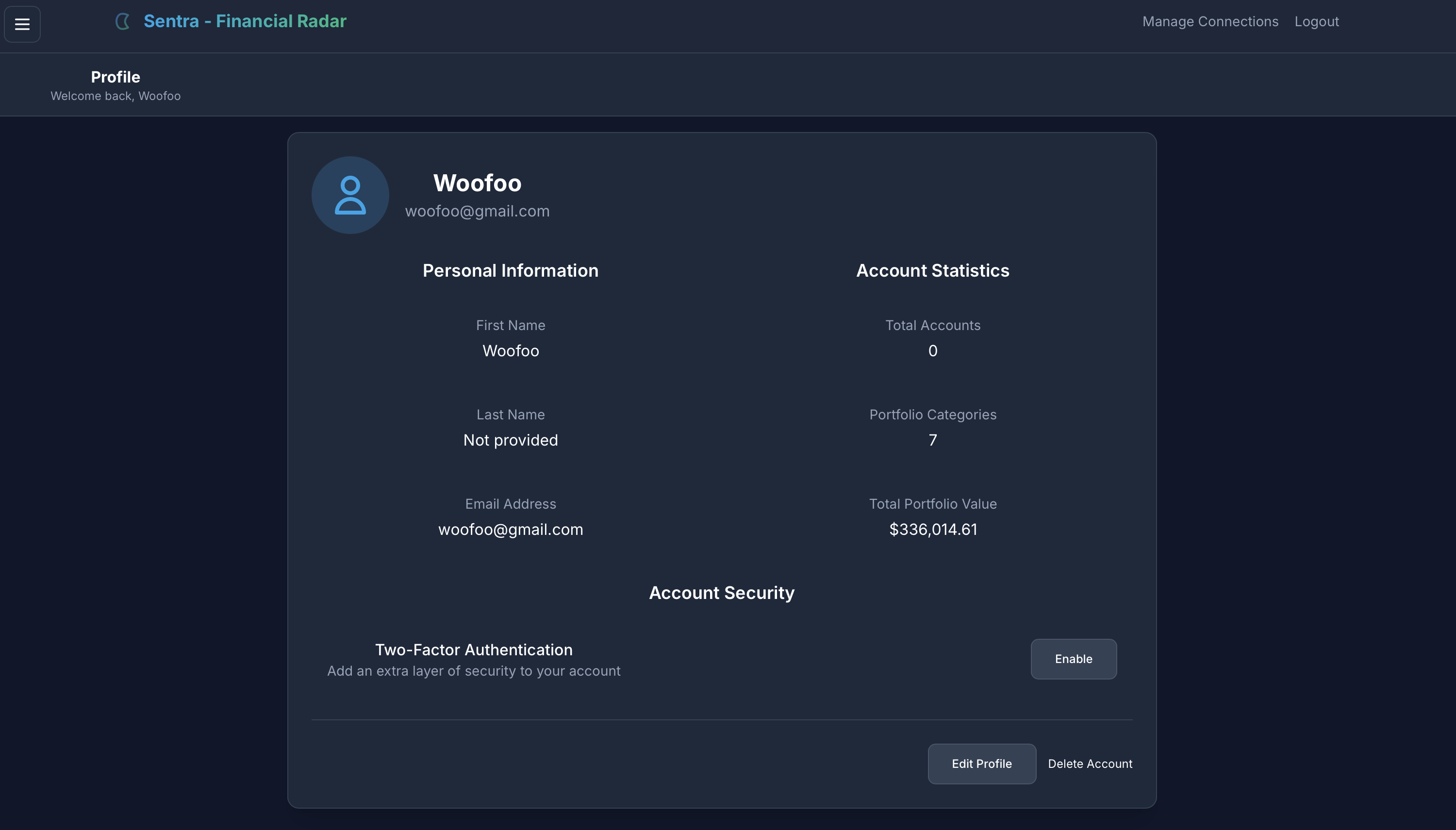 Sentra - Personal Finance Sonar | Devpost