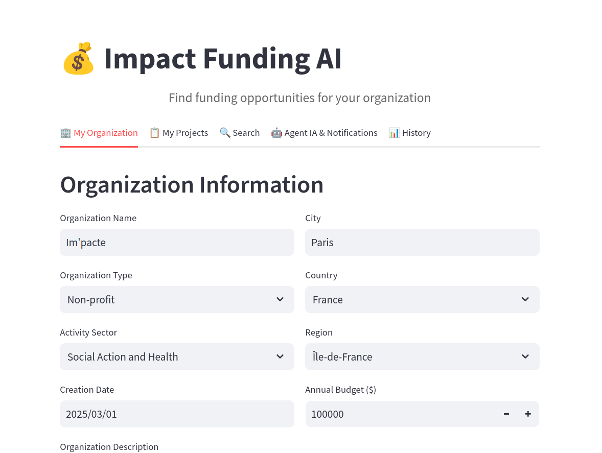 Impact Funding AI | Devpost